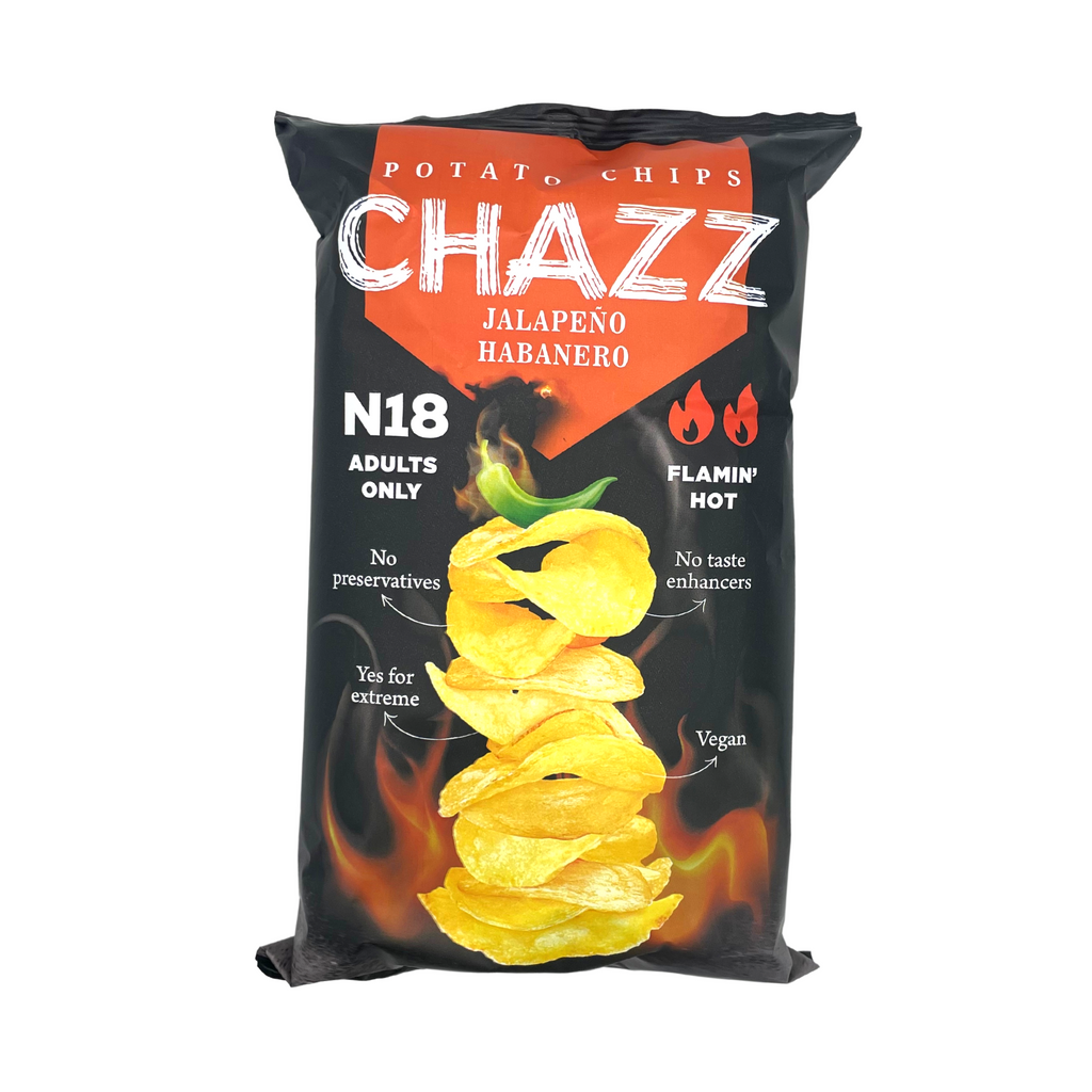 Chazz - Potato Chips Jalapeño Habanero 90g – Acquista Online al Miglior ...