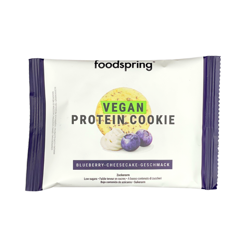 Foodspring - Vegan Protein Cookie gusto Cheesecake al Mirtillo 50g ...