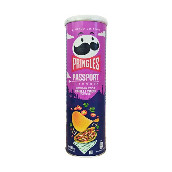 Pringles - PASSPORT Mexican Style Chilli Taco - Limited Edition - 185g ...