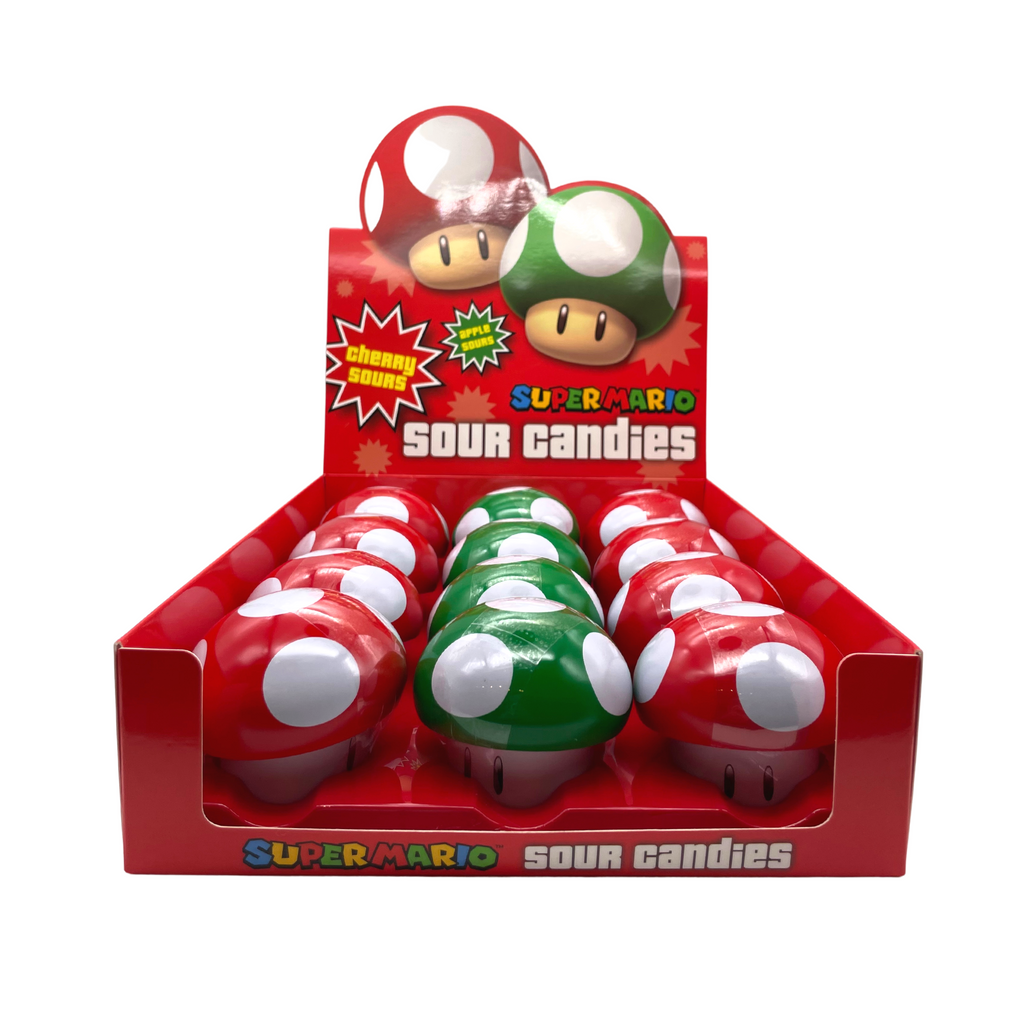 Nintendo Super Mario - Mushroom Sour Candy gusto Ciliegia 25g ...